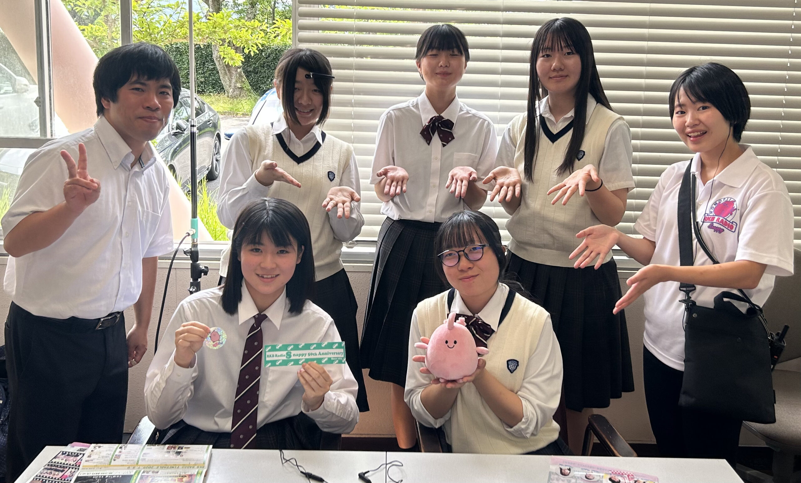 AI・情報処理部がRKBラジオ『Toi toi toi』に出演しました！ | 福岡女子商業高等学校